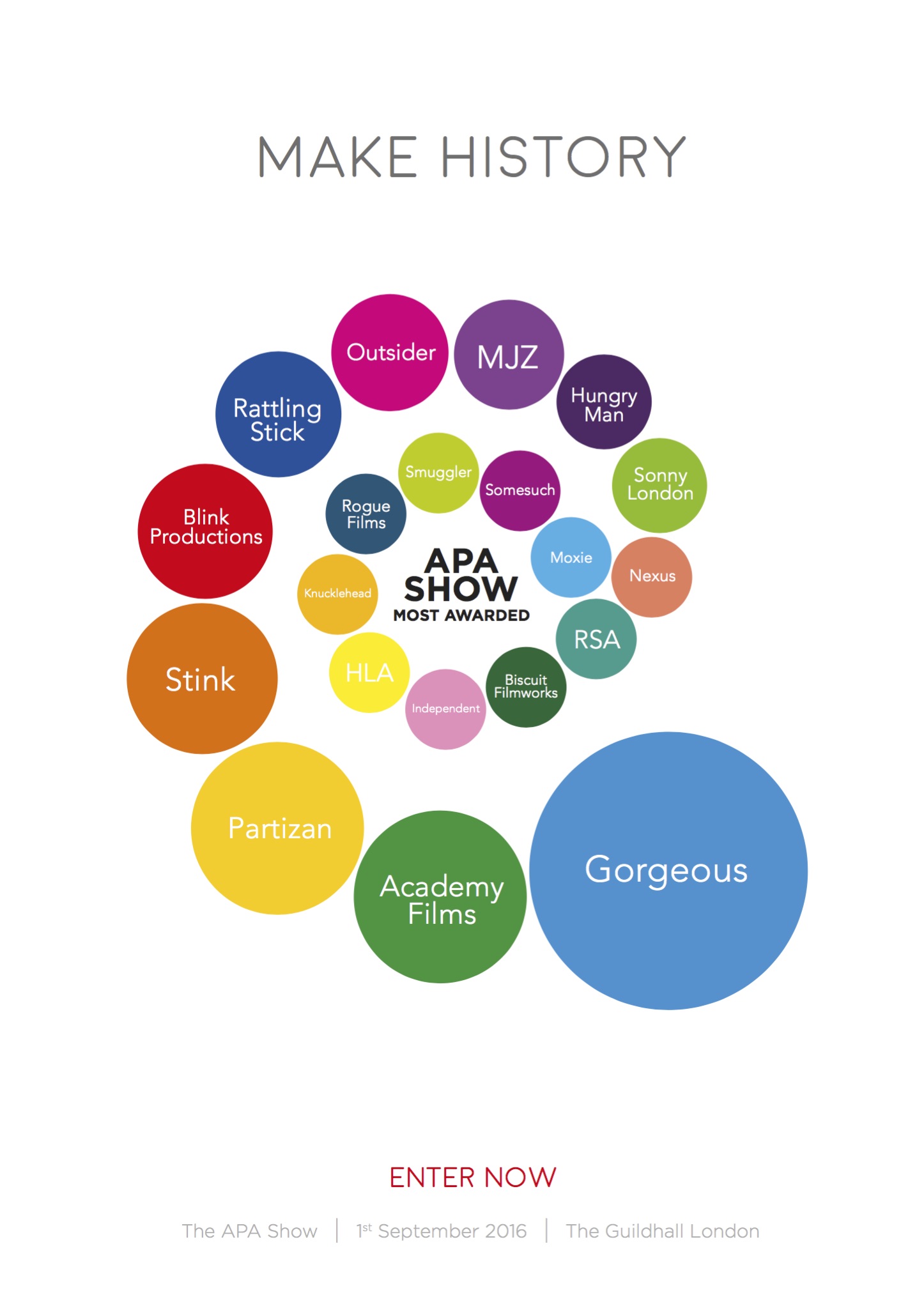 APA Show - Make History, Enter Now! | Advertising Producers Association ...